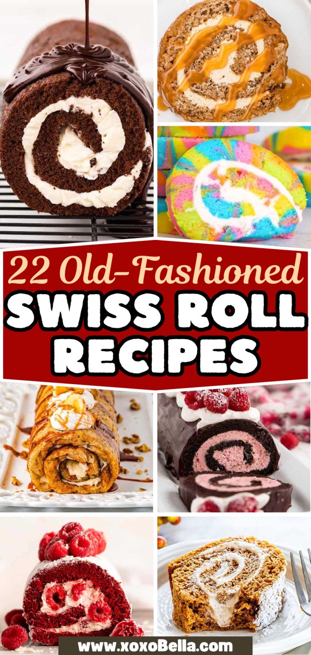 22 Old-Fashioned Swiss Roll Recipes That Take the Cake - xoxoBella