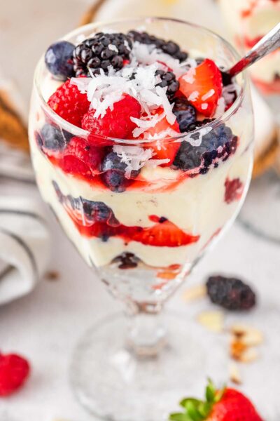 Mixed Berry Parfait - xoxoBella
