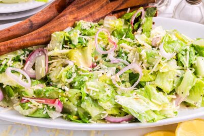 Lemon Parmesan Chopped Salad - xoxoBella