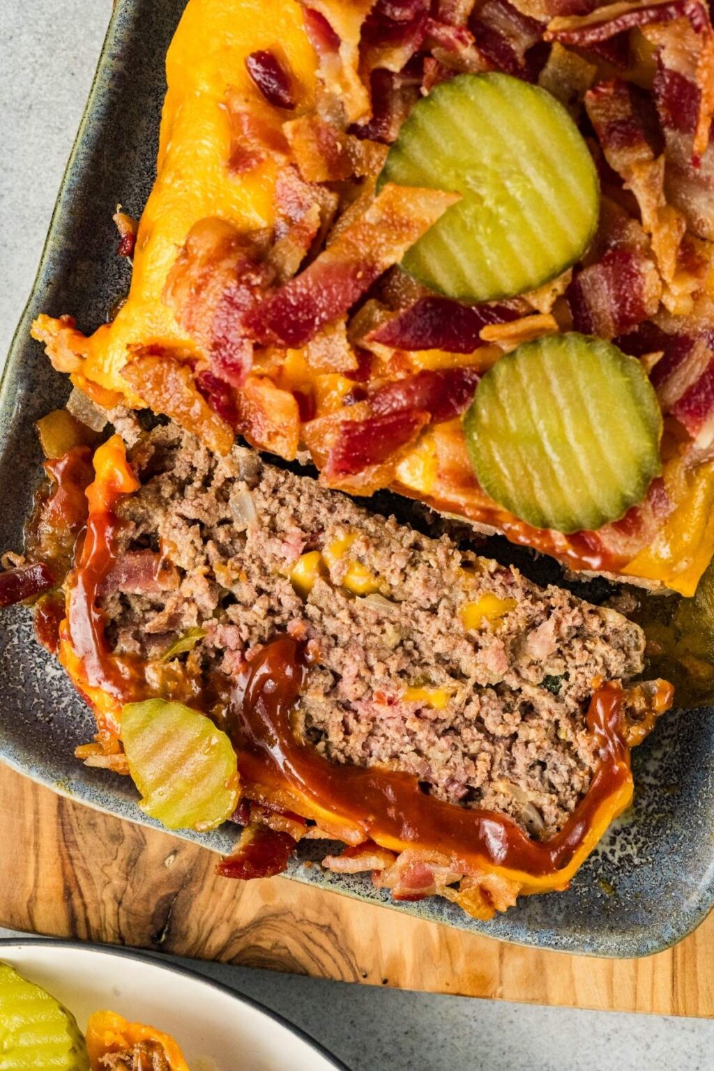 Bacon Cheeseburger Meatloaf - xoxoBella