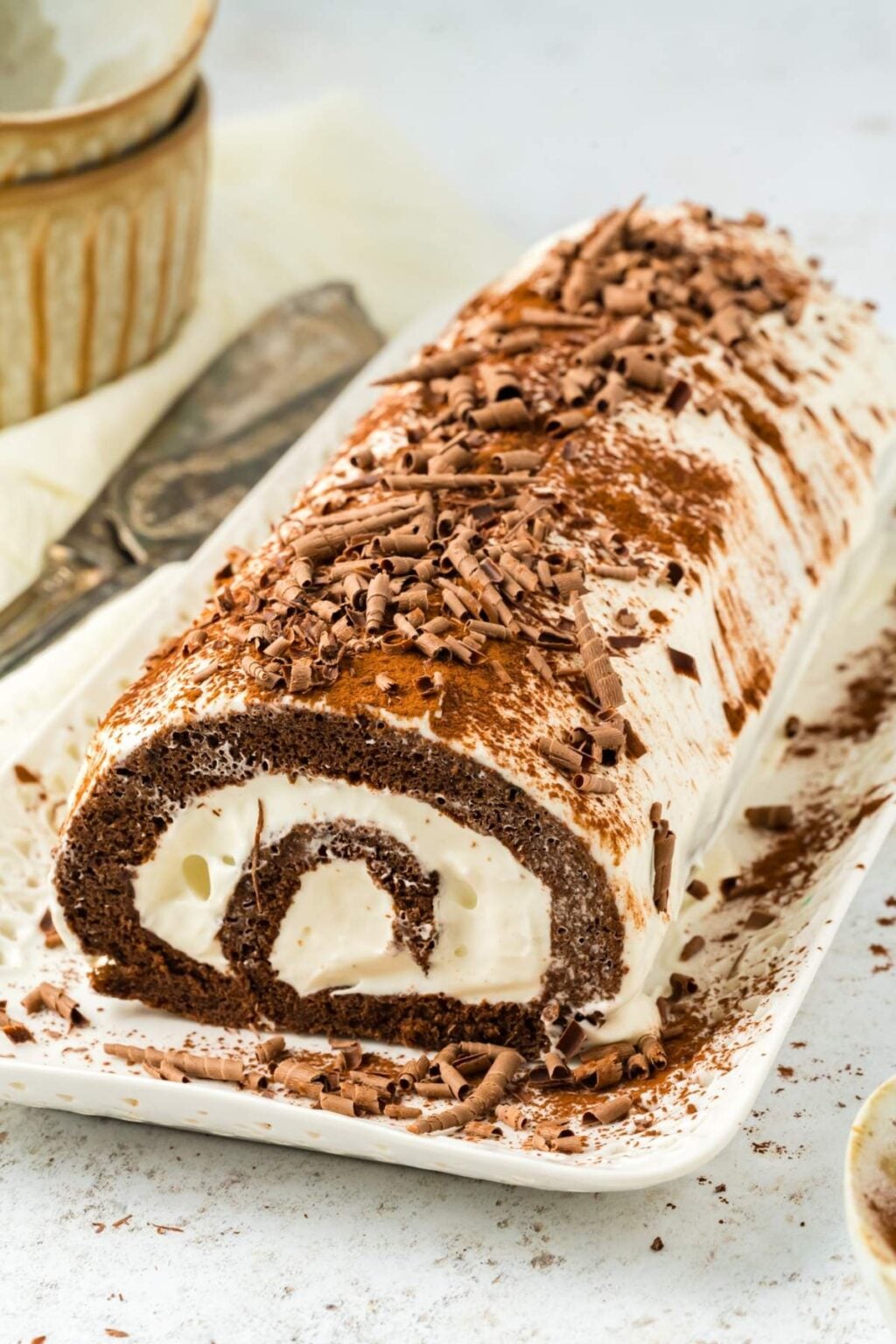 Tiramisu Swiss Roll - xoxoBella