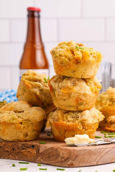 Beer Cheese Muffins - xoxoBella