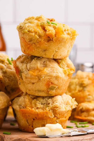 Beer Cheese Muffins - xoxoBella