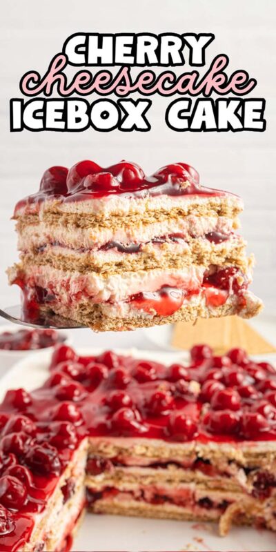 Cherry Cheesecake Icebox Cake - xoxoBella
