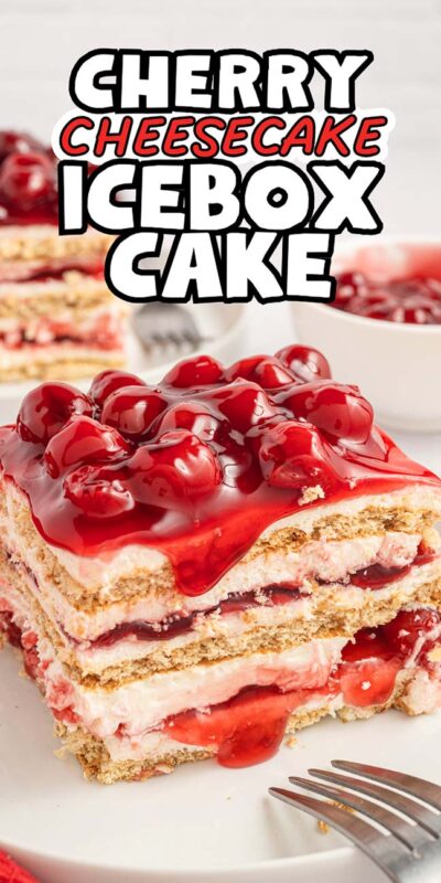 Cherry Cheesecake Icebox Cake - xoxoBella