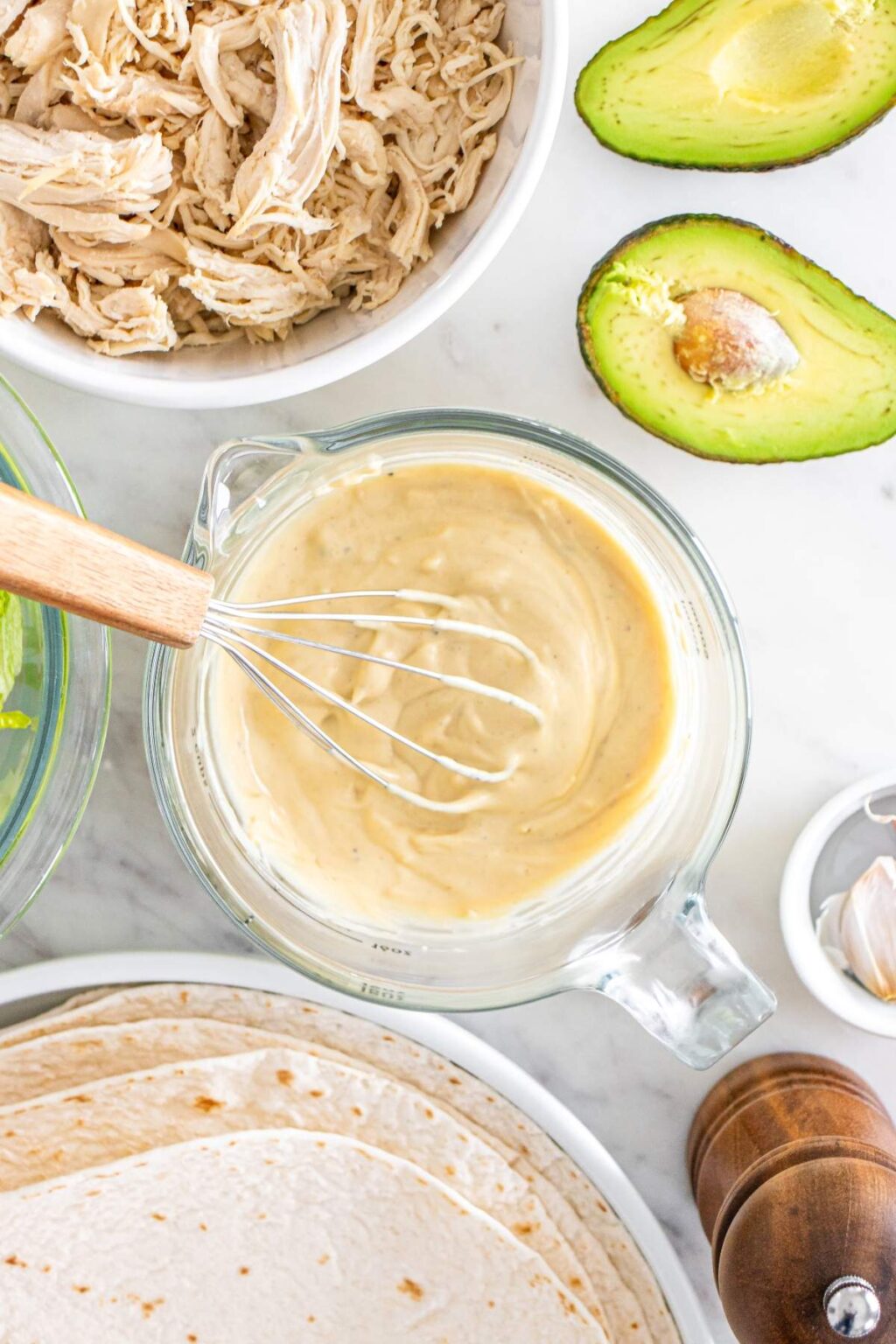 Chicken Caesar Avocado Wrap - xoxoBella