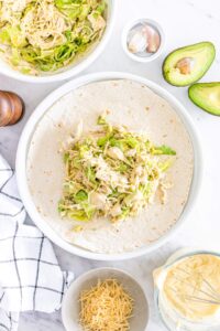 Chicken Caesar Avocado Wrap - xoxoBella