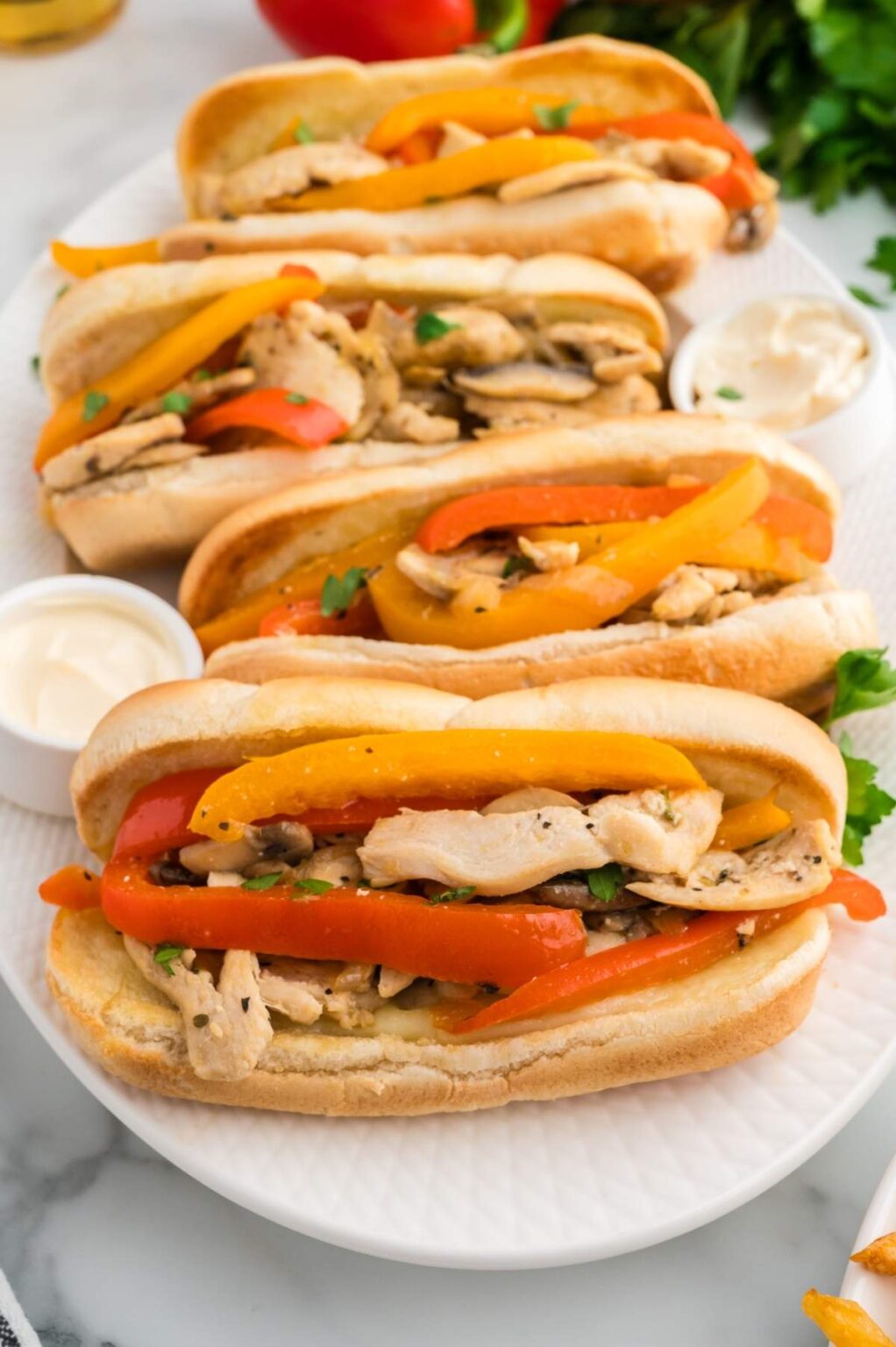 Chicken Philly Sandwiches - xoxoBella