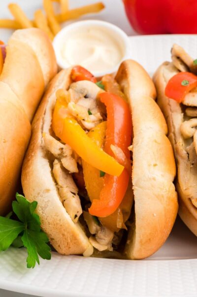Chicken Philly Sandwiches - xoxoBella