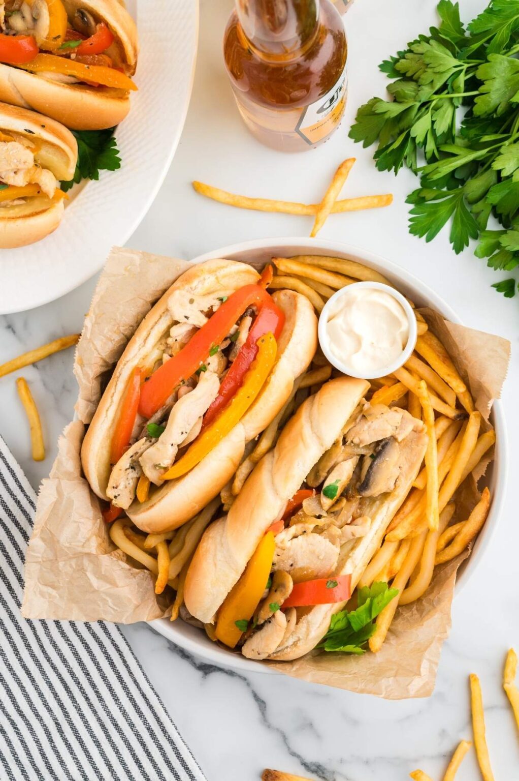 Chicken Philly Sandwiches - xoxoBella