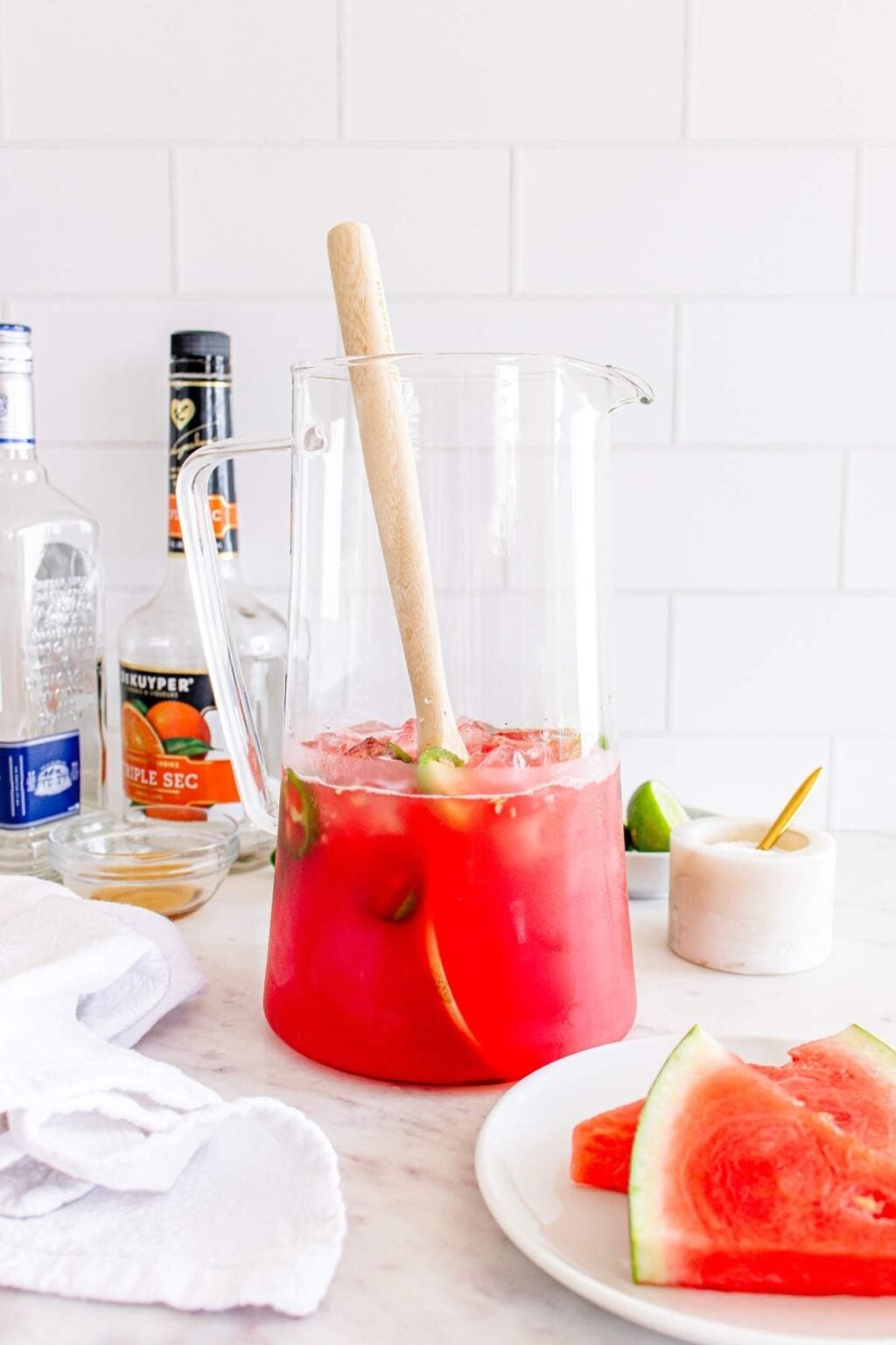 Watermelon Jalapeño Margarita - xoxoBella