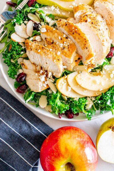 Autumn Salad with Chicken - xoxoBella