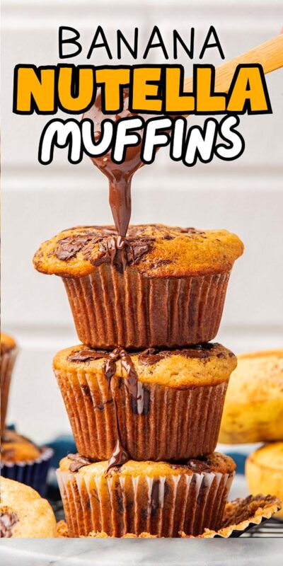 Banana Nutella Muffins - xoxoBella