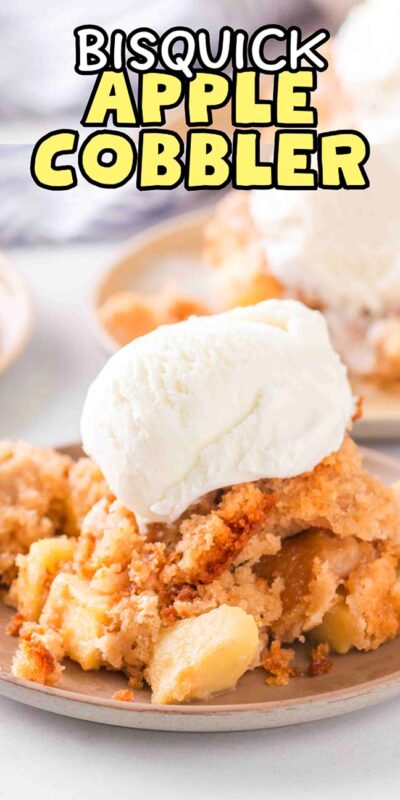 Bisquick Apple Cobbler - xoxoBella