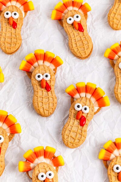 Nutter Butter Turkey Cookies - xoxoBella