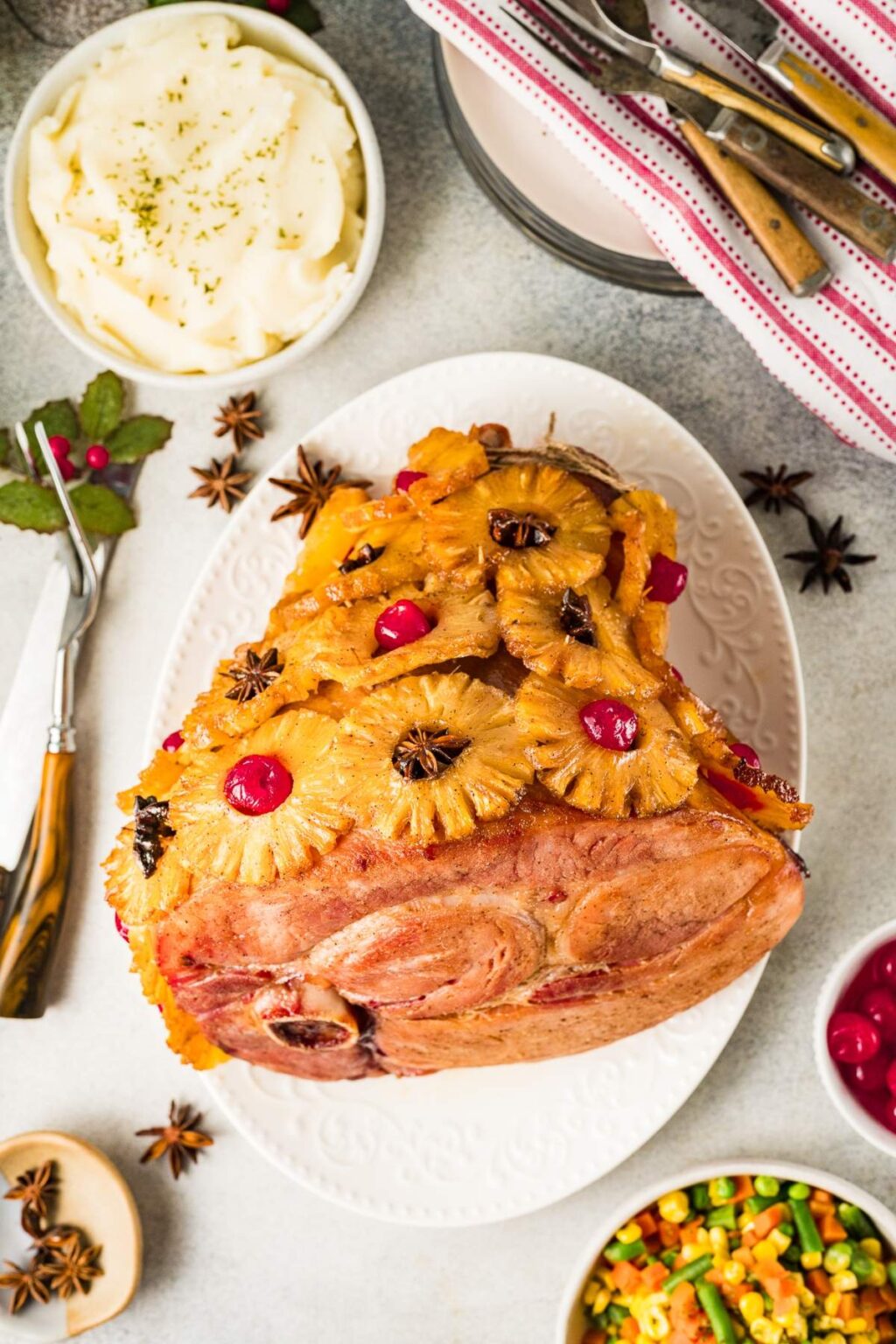 Pineapple Glazed Ham - xoxoBella
