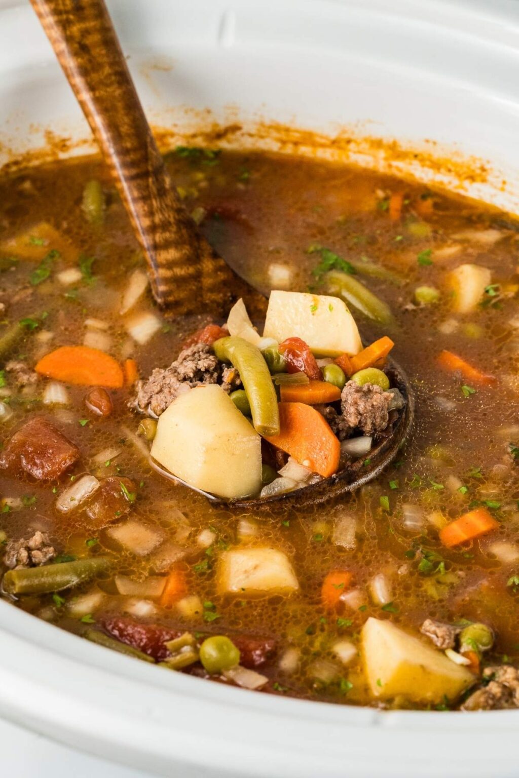 Slow Cooker Poor Man's Stew - xoxoBella