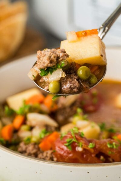 Slow Cooker Poor Man's Stew - xoxoBella