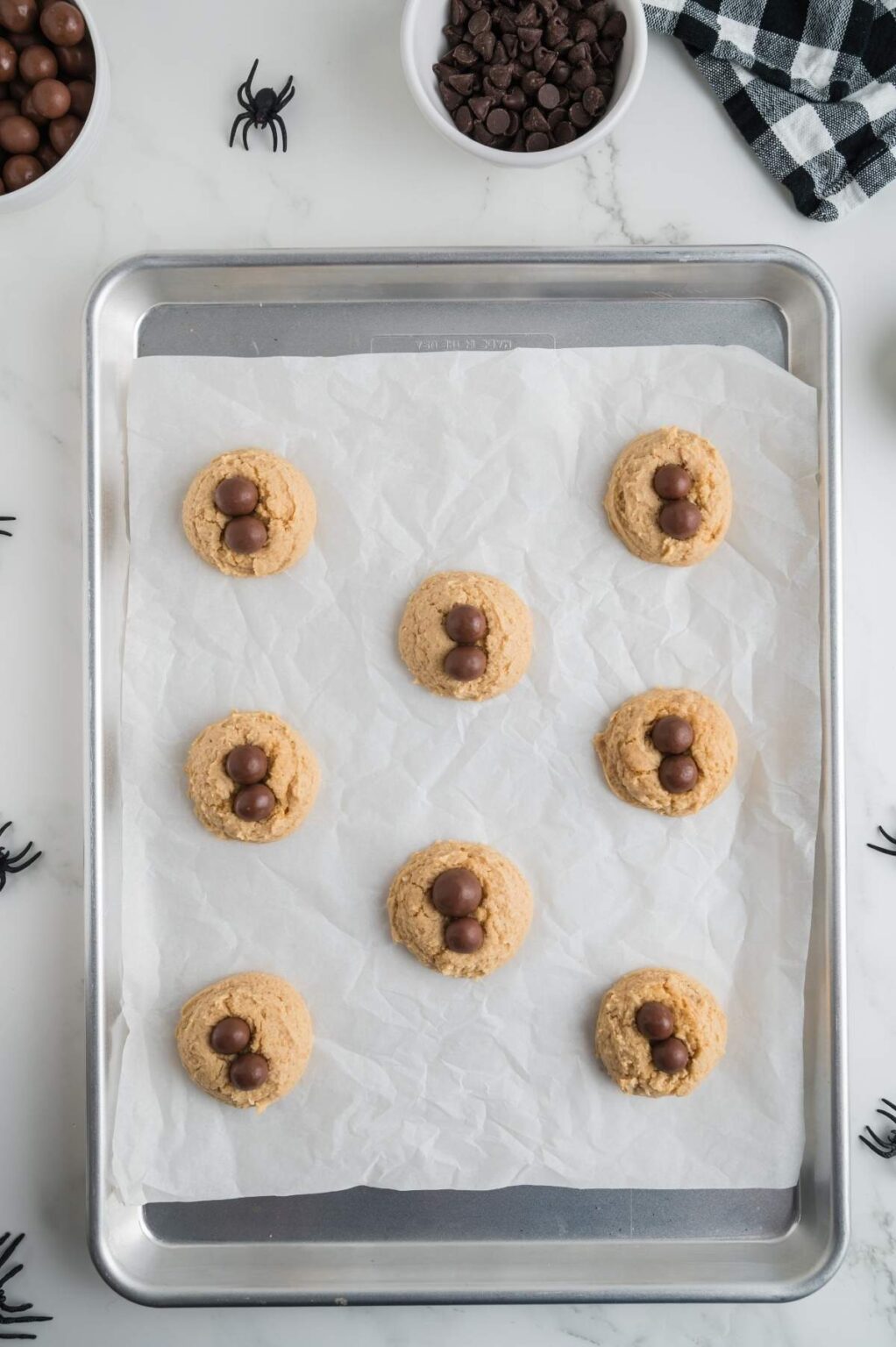 Peanut Butter Spider Cookies - xoxoBella