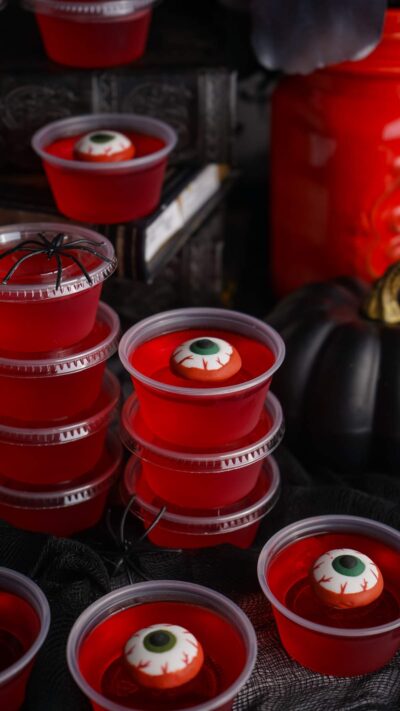 Halloween Eyeball Jello Shots - xoxoBella