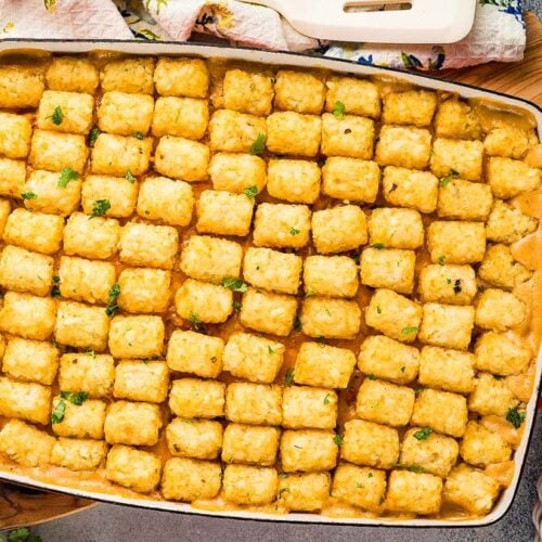 Chicken Tater Tot Casserole - xoxoBella