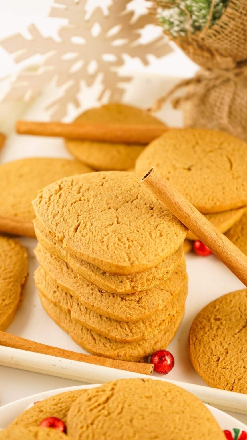 Gingersnap Icebox Cookies - xoxoBella