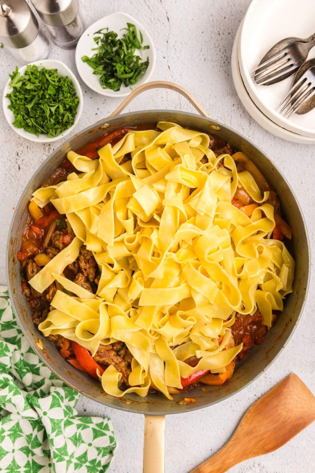 Italian Drunken Noodles - xoxoBella