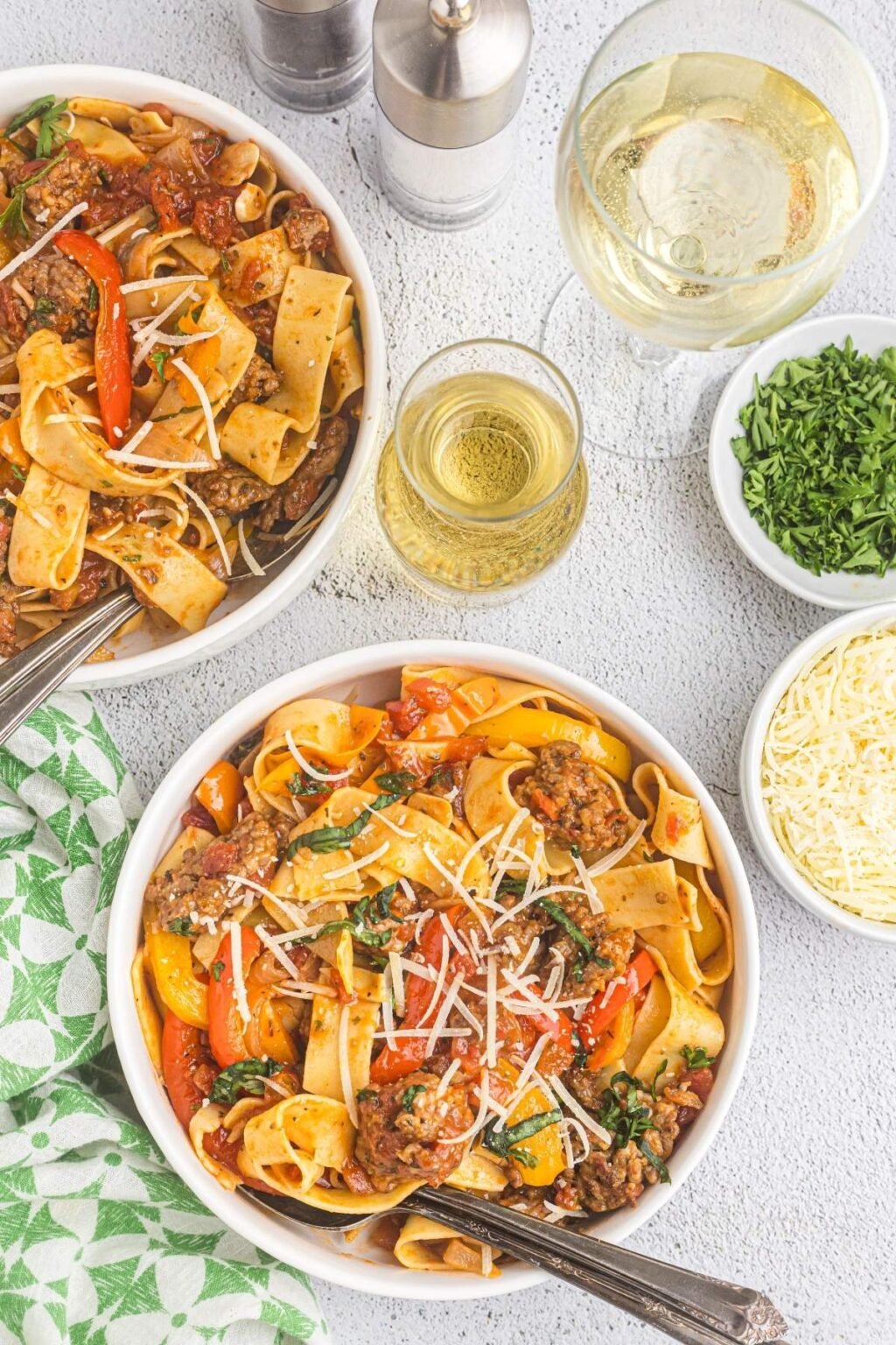 Italian Drunken Noodles - xoxoBella