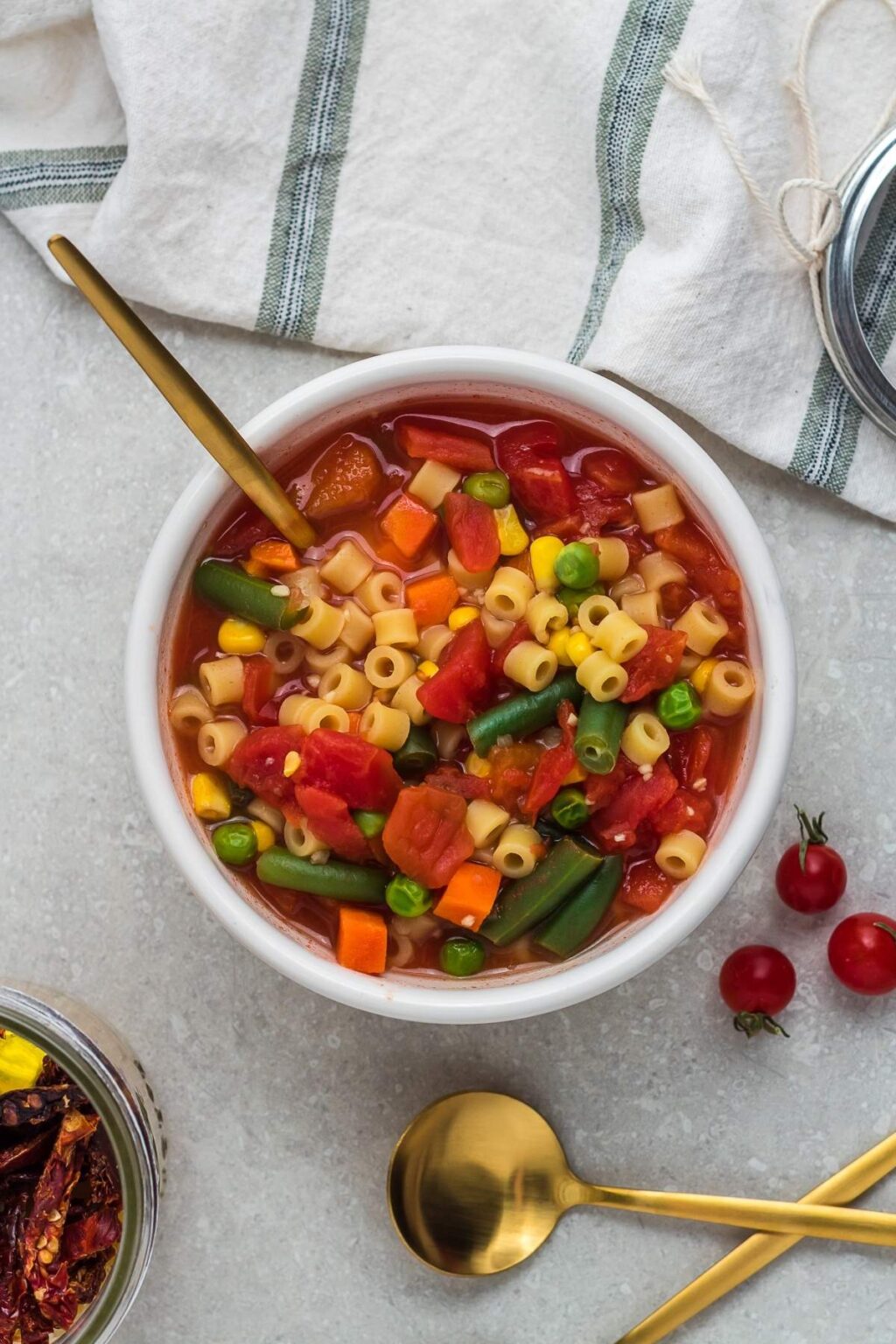 Minestrone Soup in a Jar - xoxoBella