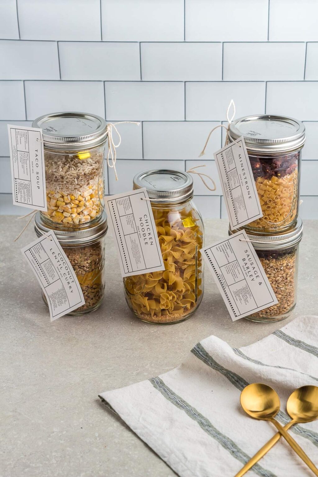 Sausage and Barley Soup in a Jar - xoxoBella