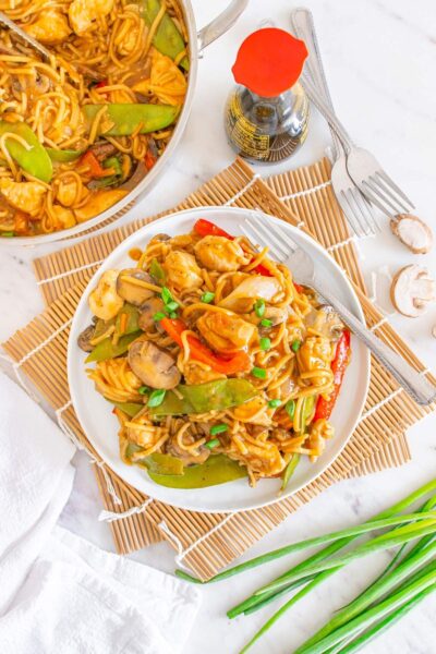 Chicken Lo Mein - xoxoBella