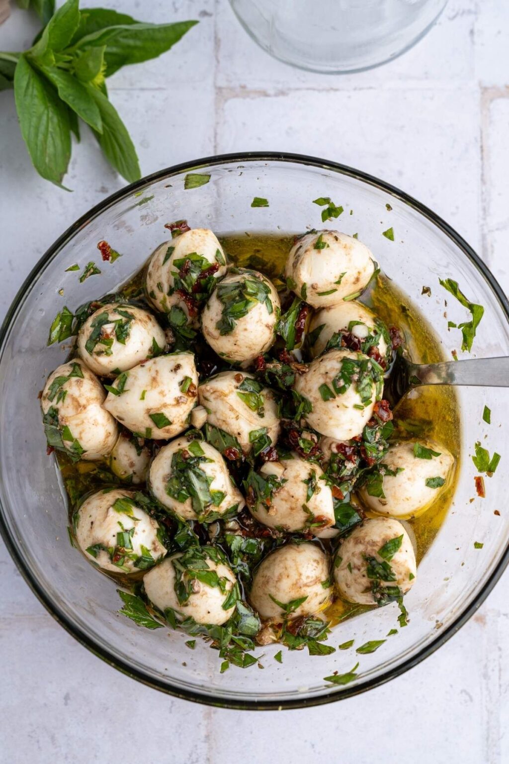 Marinated Mozzarella Balls - xoxoBella