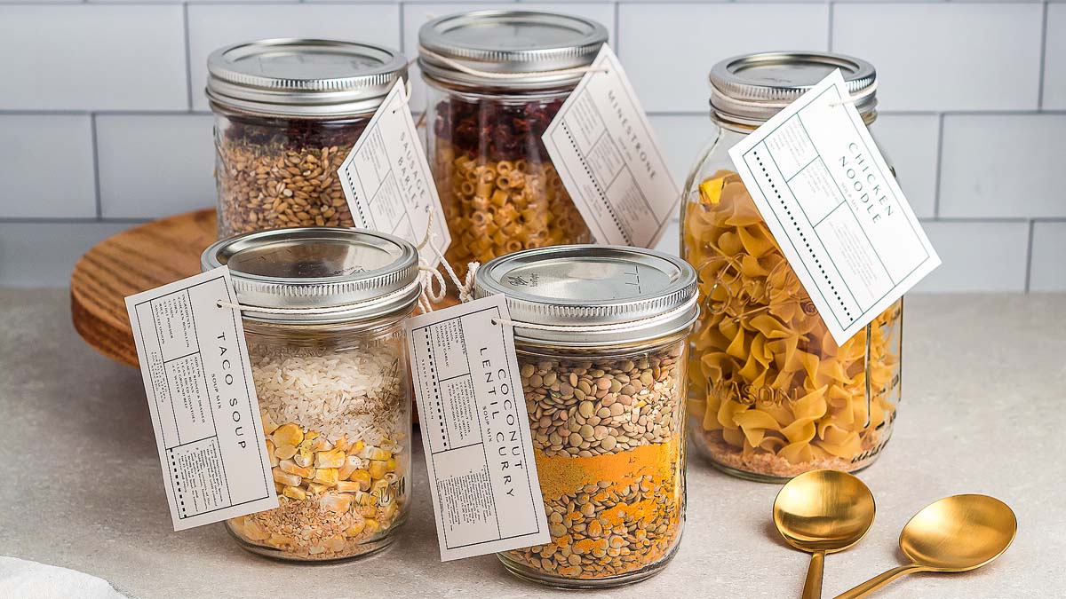 Easy Soup Mix Recipes with Printable Labels - xoxoBella