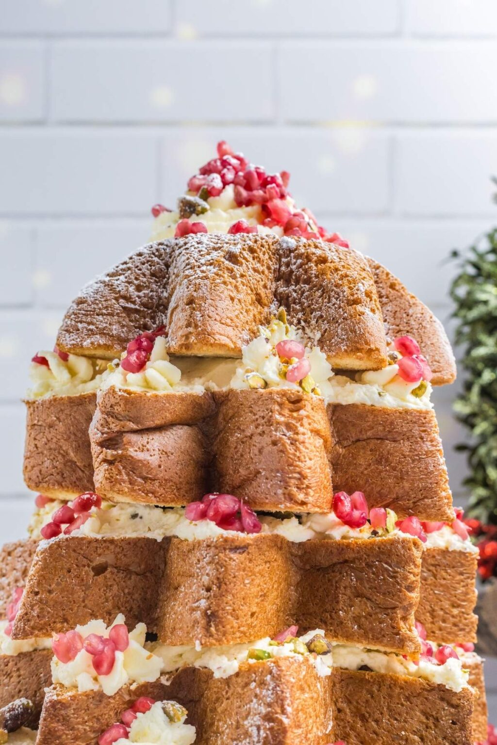 Pandoro Christmas Tree Cake - xoxoBella