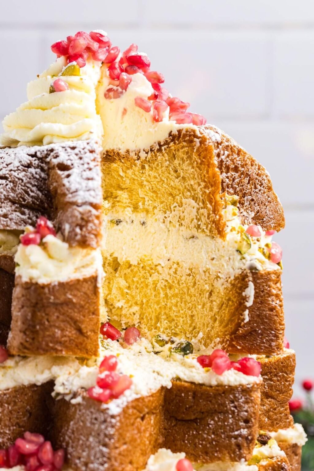 Pandoro Christmas Tree Cake - xoxoBella