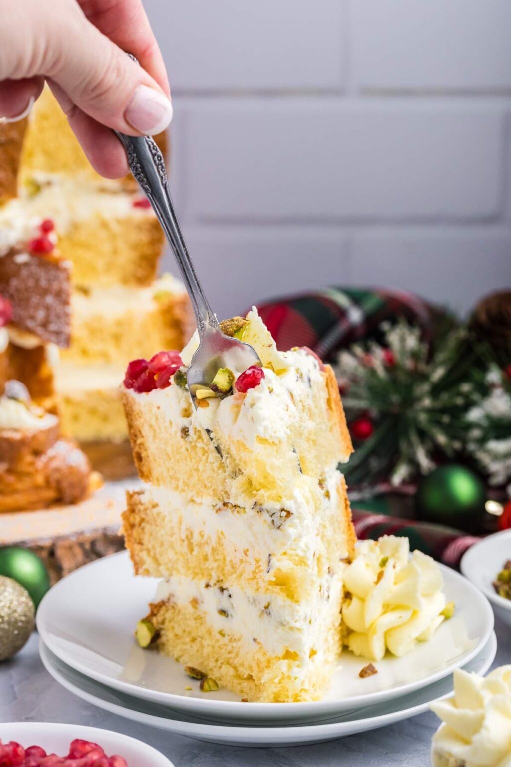 Pandoro Christmas Tree Cake - xoxoBella