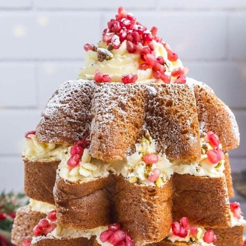 Pandoro Christmas Tree Cake - xoxoBella