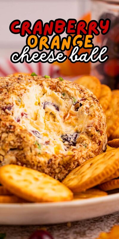 Cranberry Orange Cheese Ball - xoxoBella