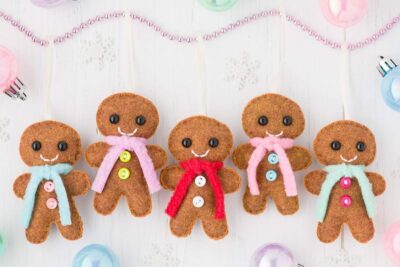 Felt Gingerbread Man Ornament - xoxoBella