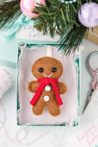 Felt Gingerbread Man Ornament - xoxoBella