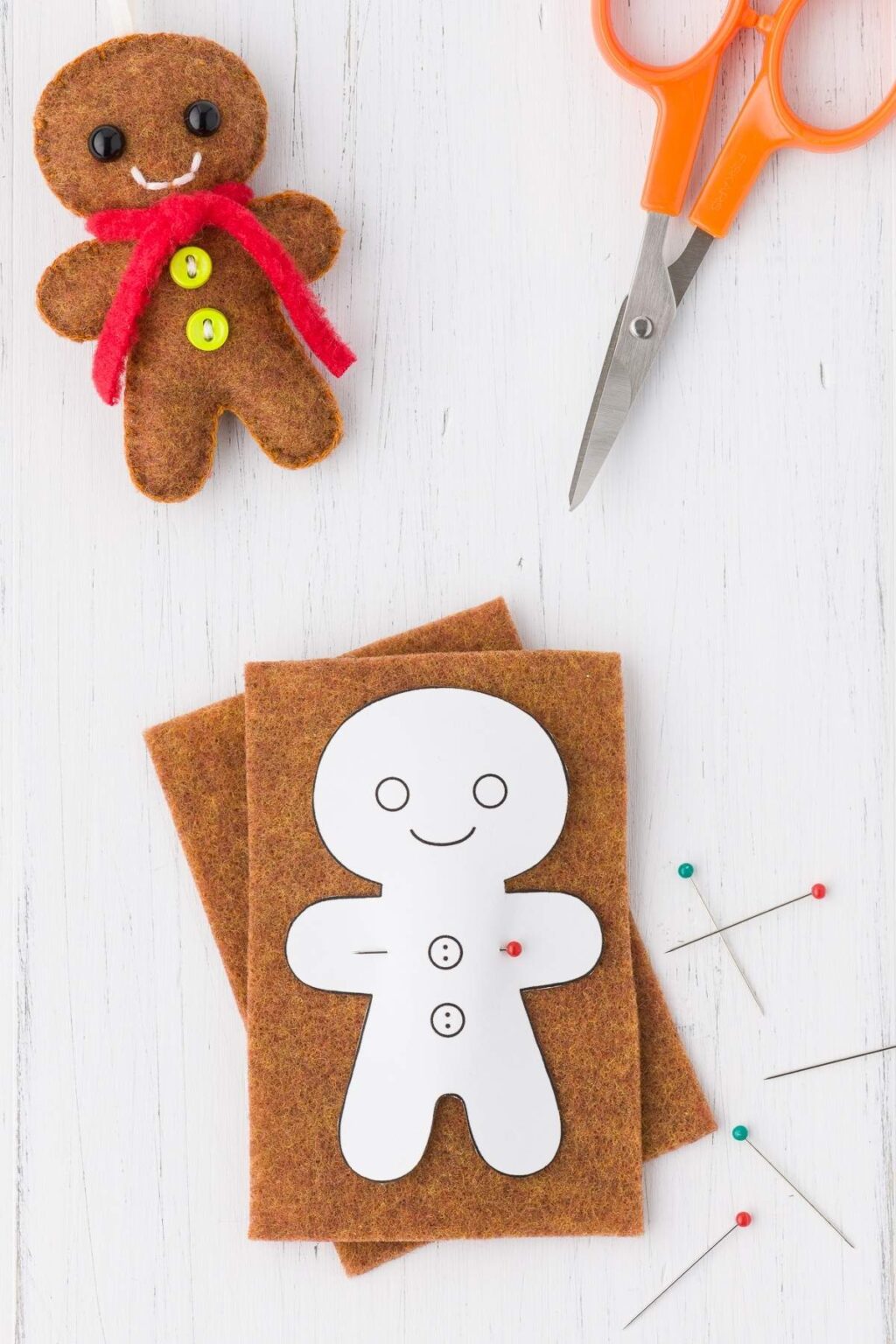 Felt Gingerbread Man Ornament - xoxoBella