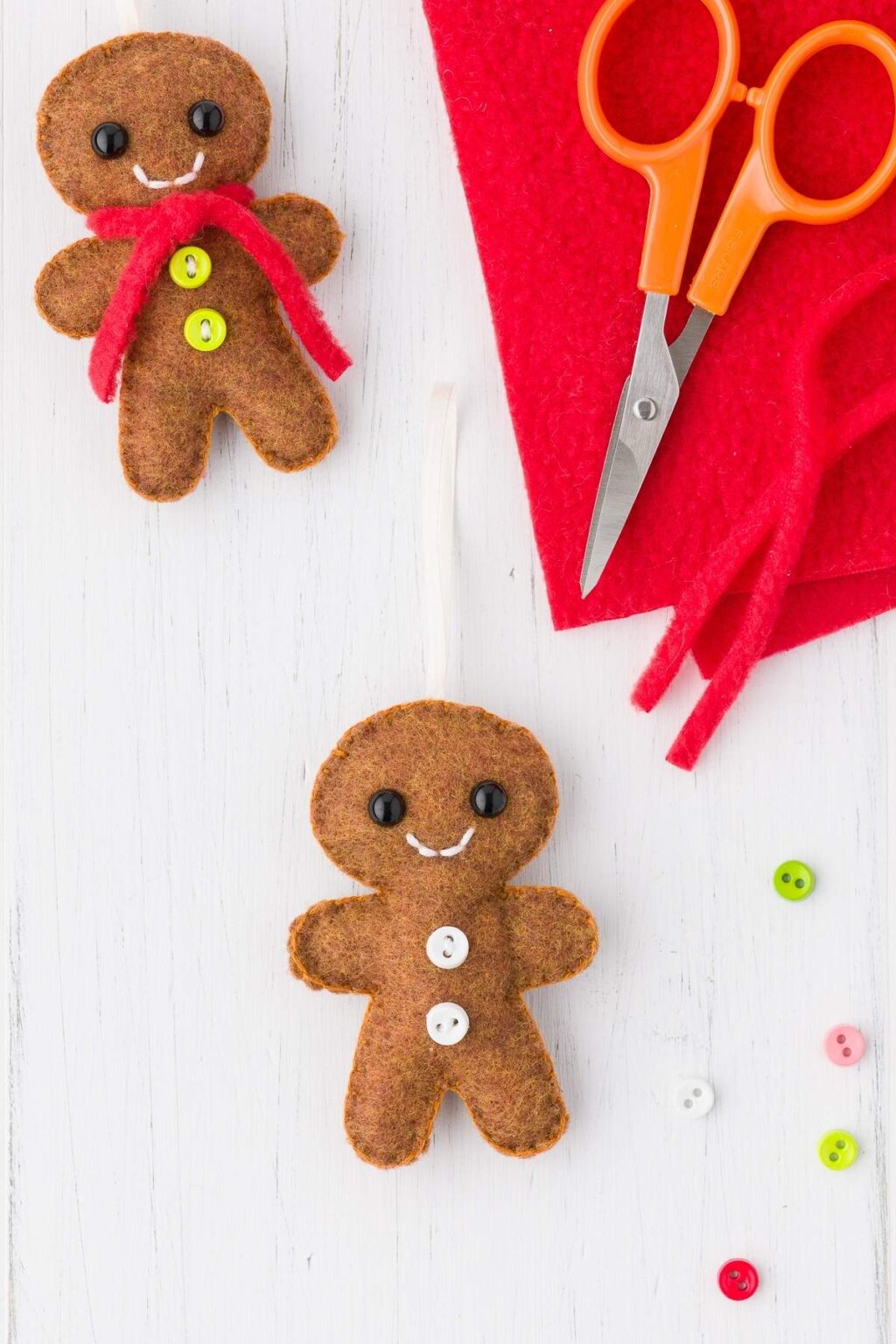 Felt Gingerbread Man Ornament - xoxoBella