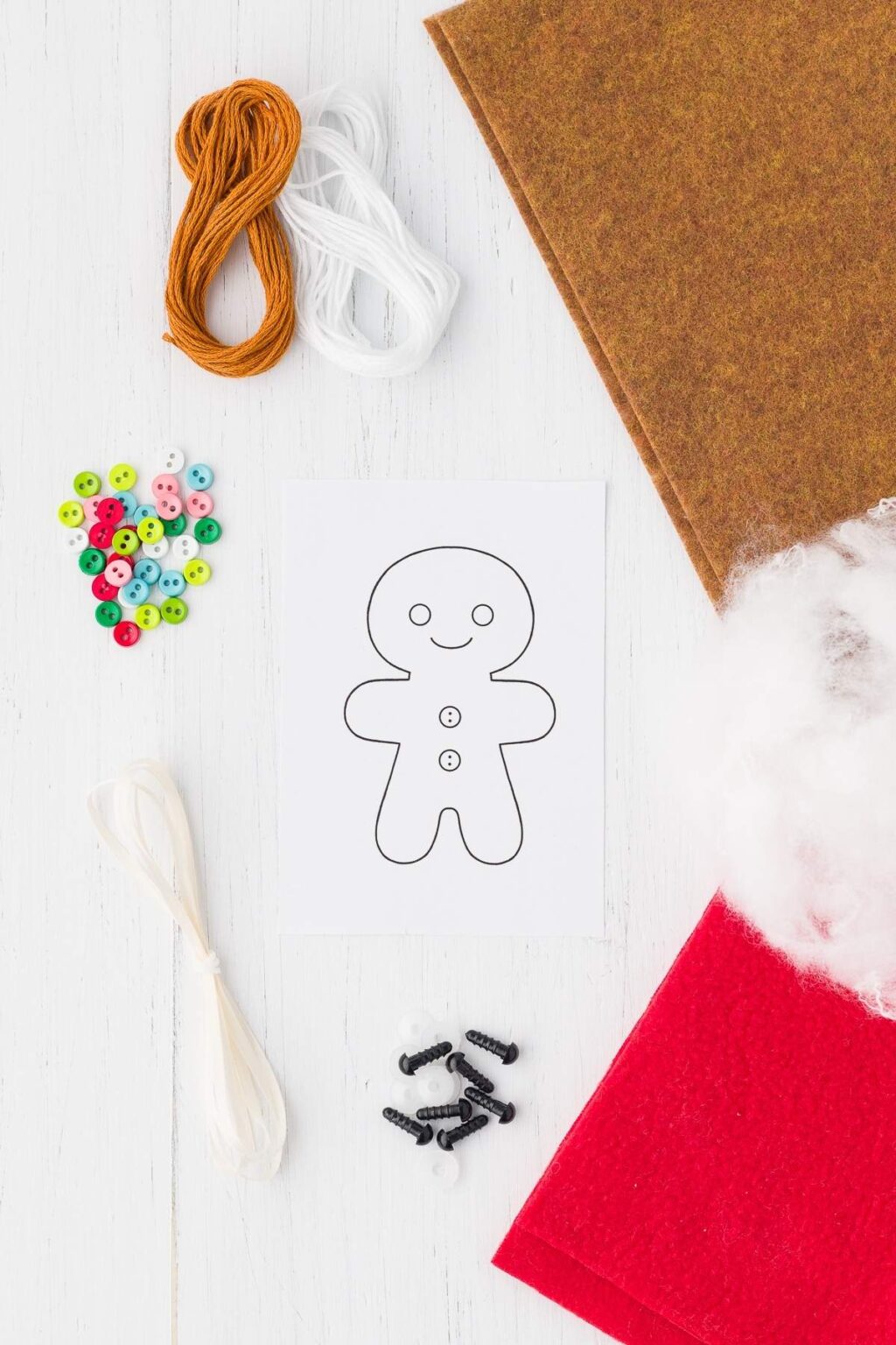 Felt Gingerbread Man Ornament - xoxoBella