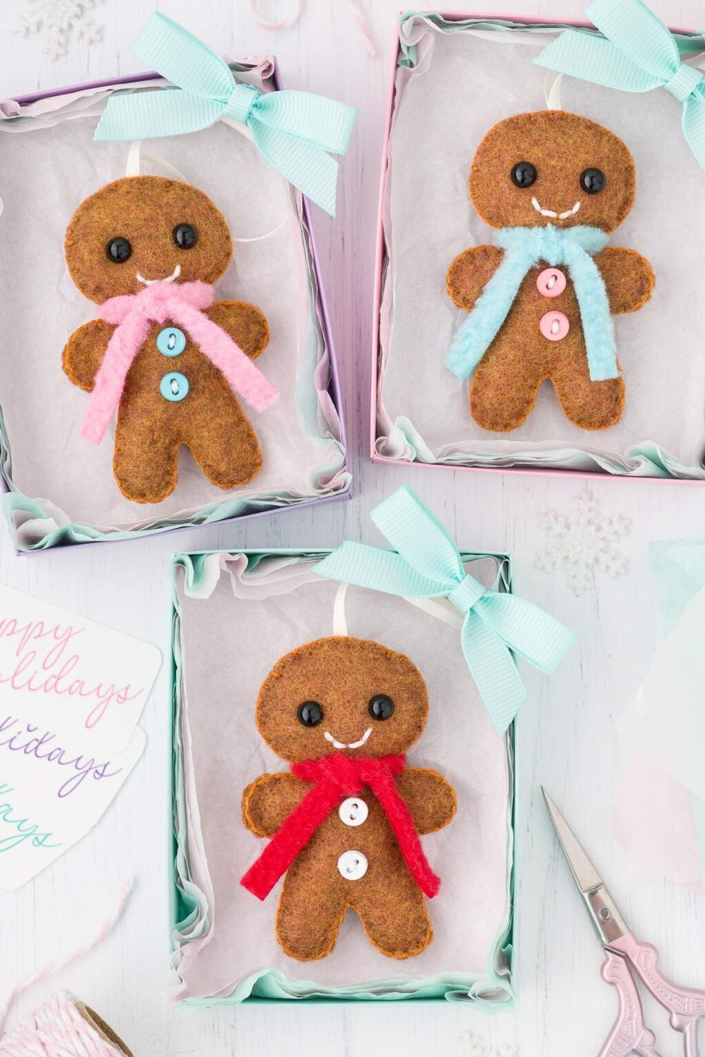 Felt Gingerbread Man Ornament - xoxoBella