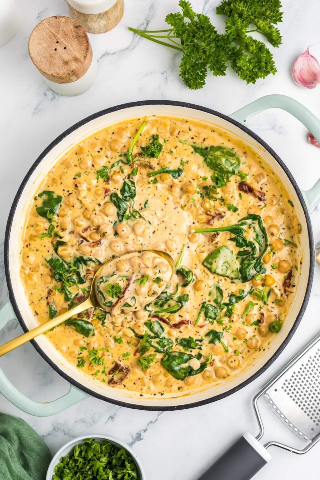 Creamy Tuscan Marry Me Chickpeas - xoxoBella