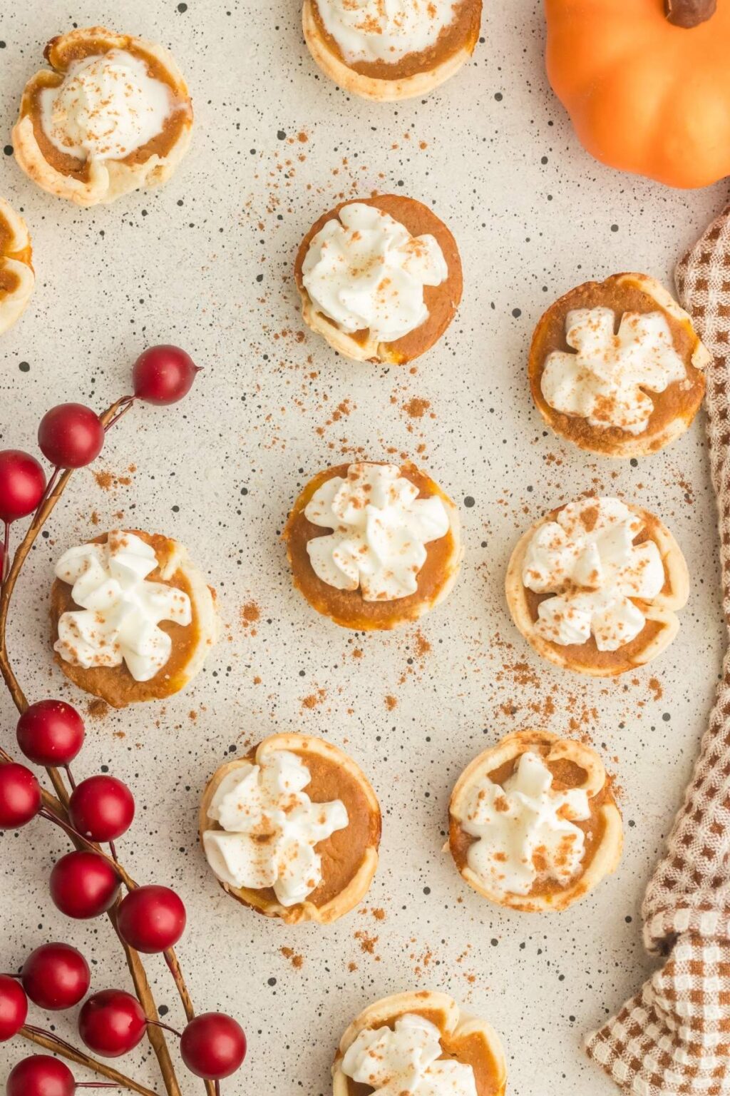 Mini Pumpkin Pies - xoxoBella