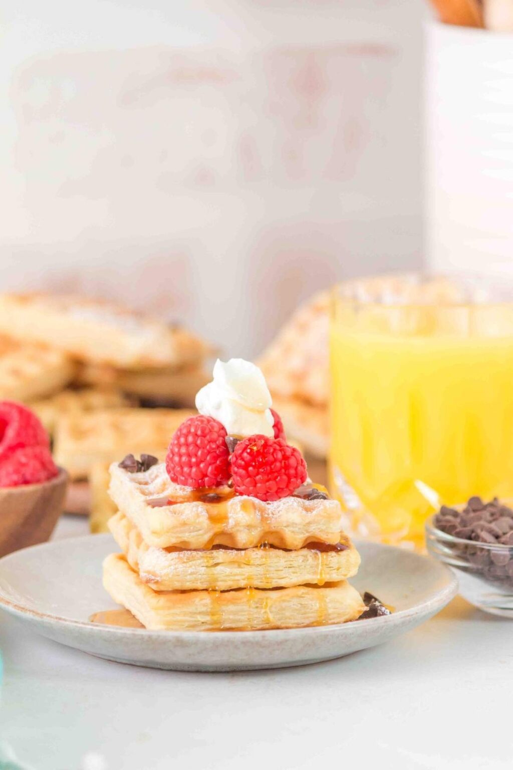 Puff Pastry Waffles - xoxoBella