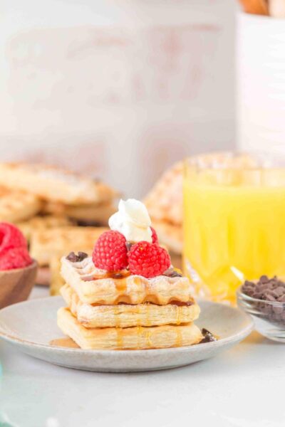 Puff Pastry Waffles - xoxoBella
