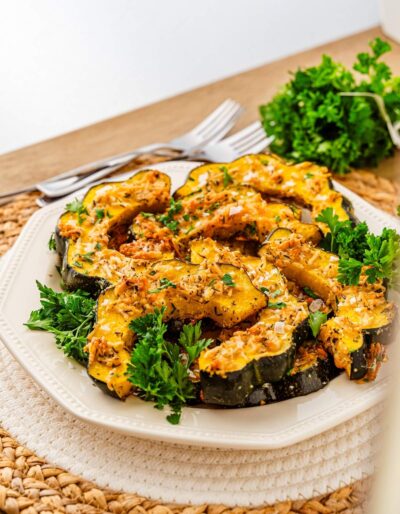 Roasted Acorn Squash - xoxoBella