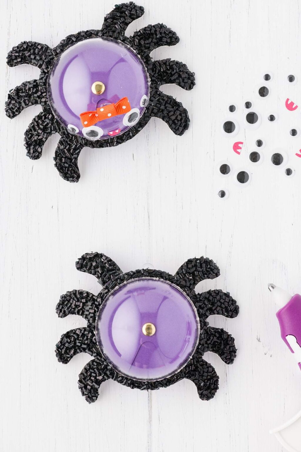 DIY Halloween Spider Dome Candy Holder - xoxoBella